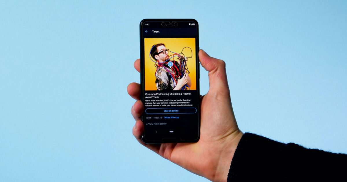 How to Play Your Podcast on Twitter | Podcast.co